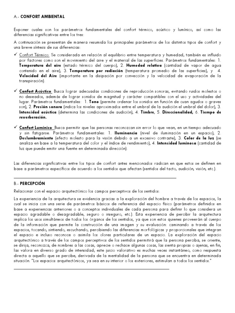 Confort Humano | PDF | Decibel | Física