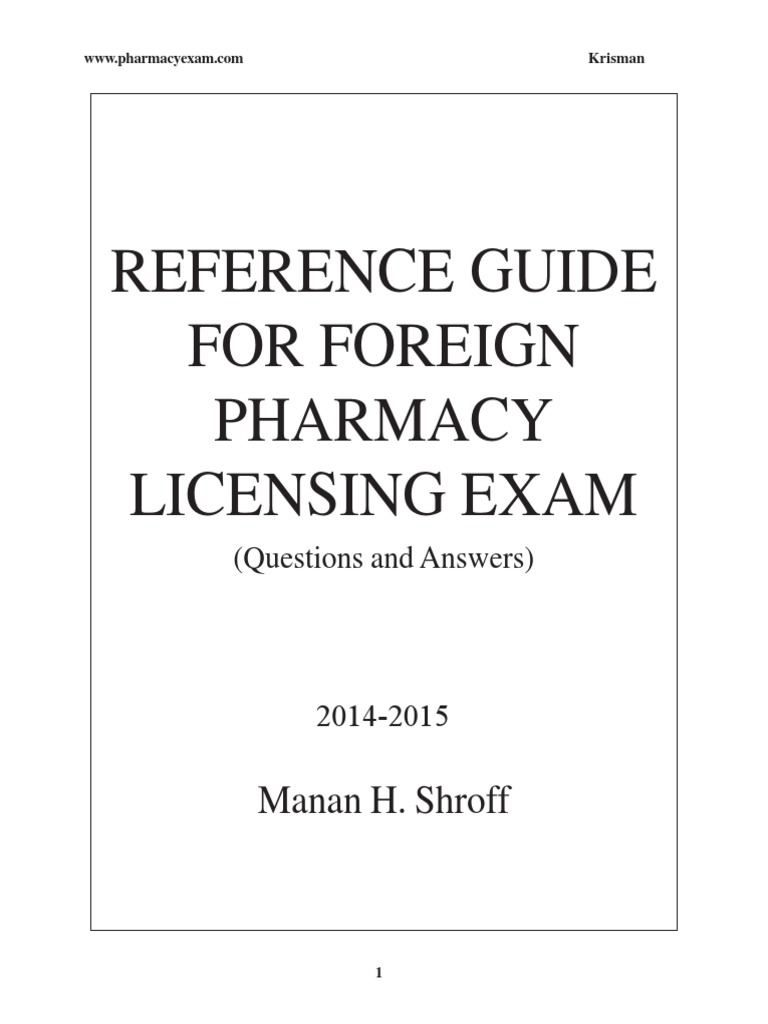 FPGEE Review Guide by Manan Shroff | PDF