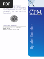 DOH-Approved Clinical Practice Guidelines | PDF | Cancer | Medicine