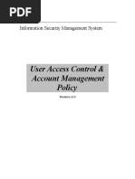 Account Management Policy Guide | PDF | User (Computing) | Computer ...
