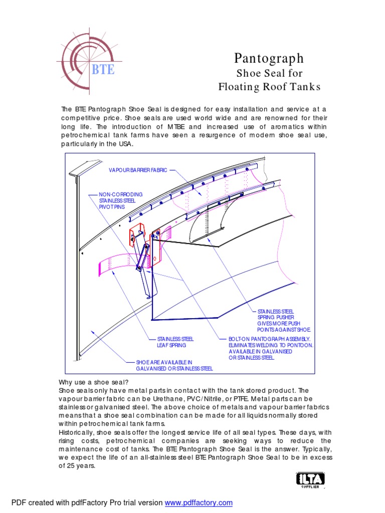 Floating Roof Seals.pdf | Stainless Steel | Steel