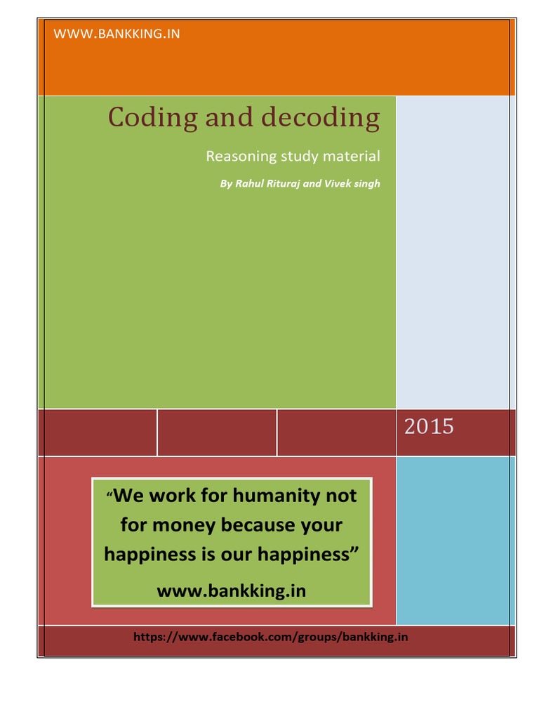 Decoding Banking Exam Preparation An Analysis Of Coding And Decoding Techniques For Reasoning