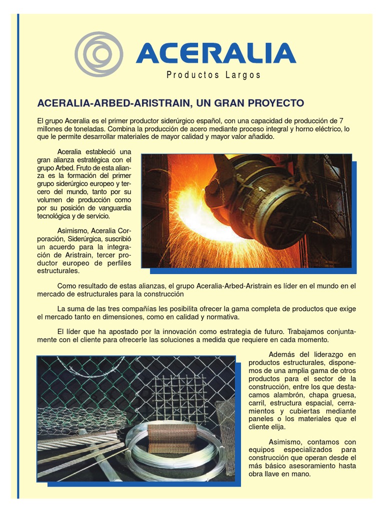 Aceralia PDF | PDF | Aluminio | Acero