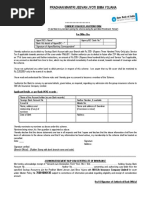 SBI Customer Request Form | PDF