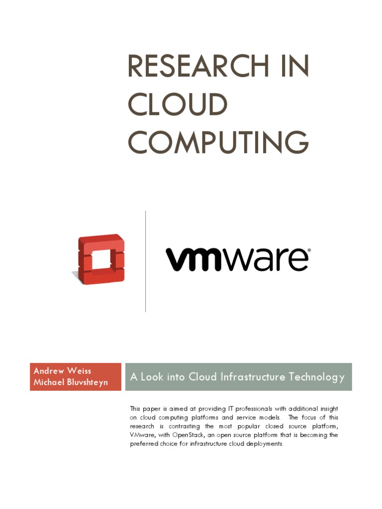 Complete Research | PDF | Open Stack | Cloud Computing