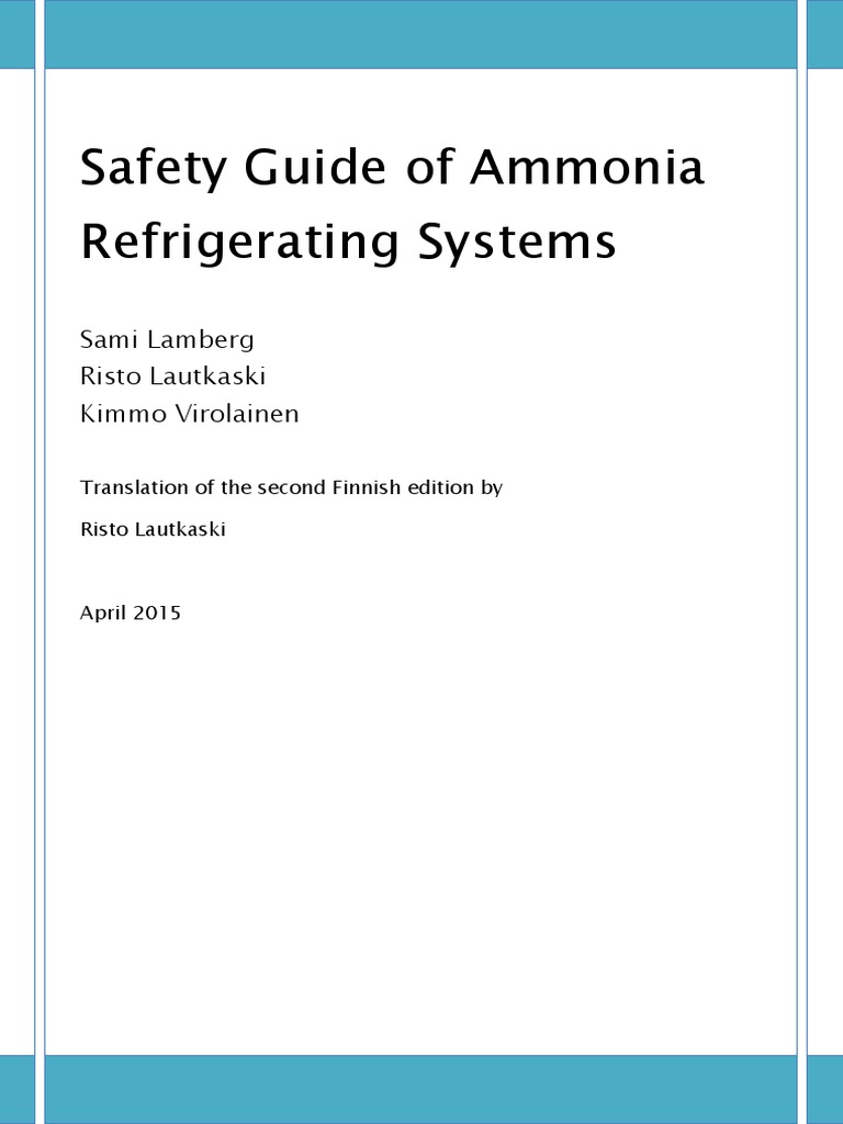 Safety Guide of Ammonia PDF | PDF | Emergency Management | Ammonia