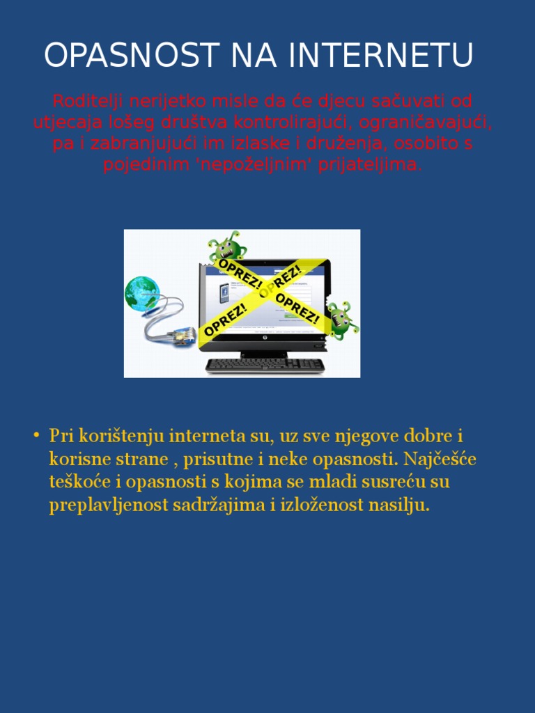 Opasnost Na Internetu | PDF