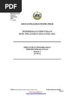Jabatan Pendidikan Negeri Terengganu: Jadual Modul Perkembangan Pembelajaran (MPP 3) SPM 2025 | PDF
