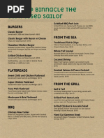 Menu For Joey Kramer's Rockin' and Roastin' Cafe and Restaurant - at ...