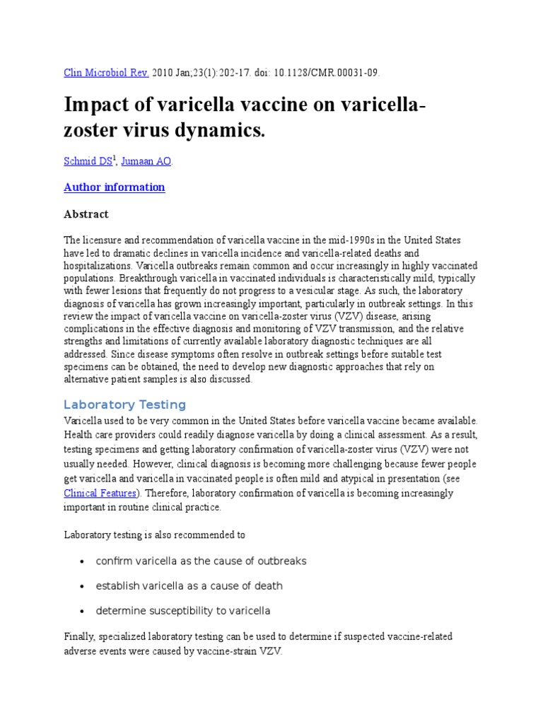 The Evolving Role of Laboratory Testing in Diagnosing and Monitoring ...