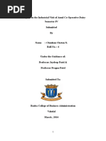 Amul Organisation Structure | PDF | Milk | Cooperative