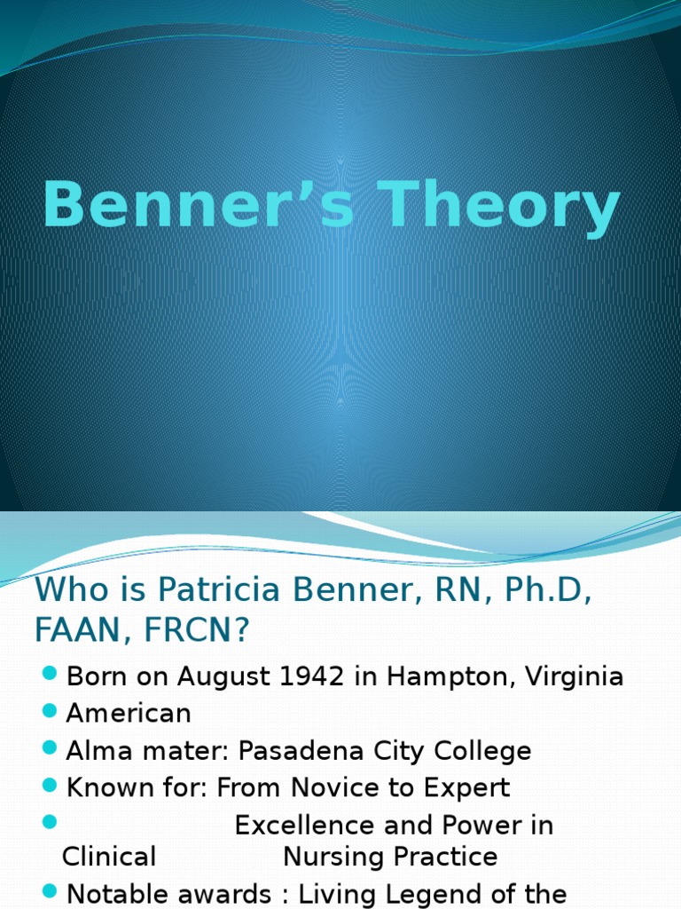 Benner’s Theory