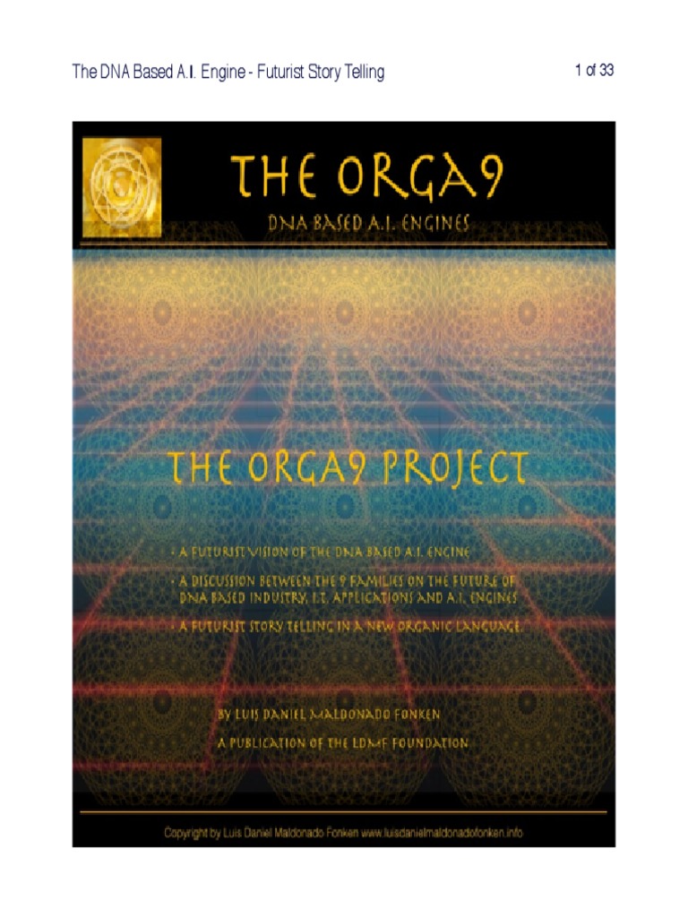The Orga 9 Project | PDF | Evolution | Artificial Intelligence