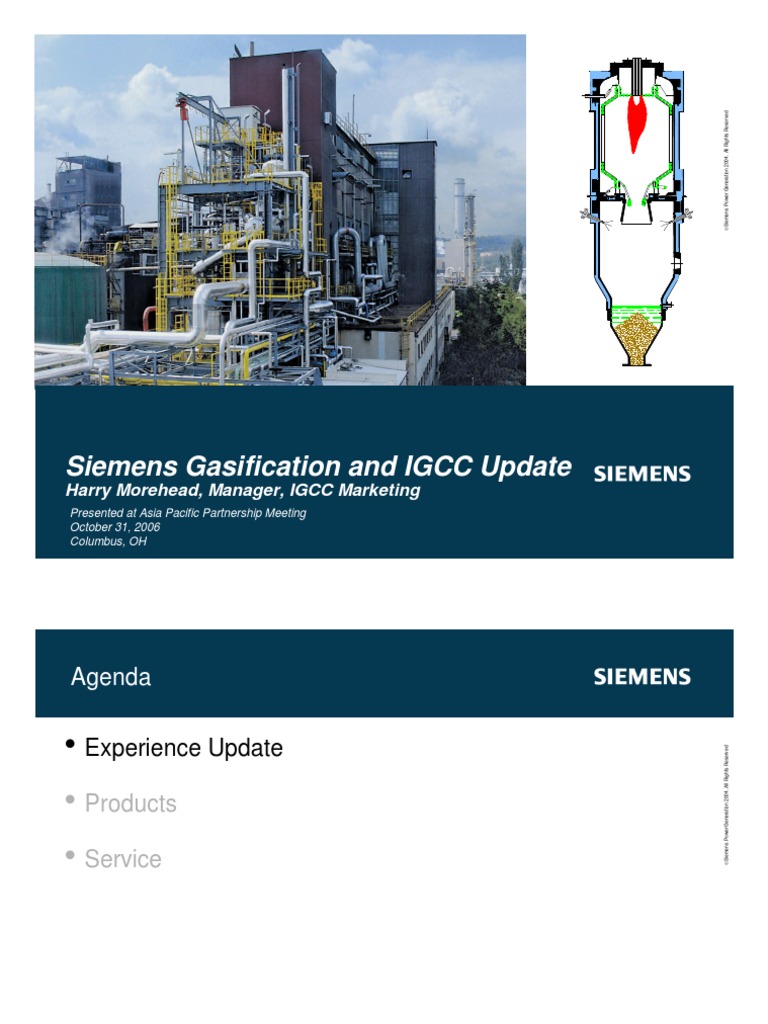 Siemens IGCC Plant | PDF | Gasification | Coal