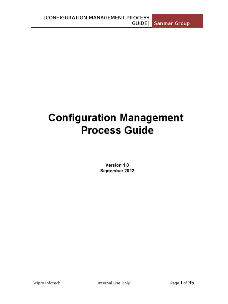 Configuration Management Process Guide | PDF | Itil | Audit