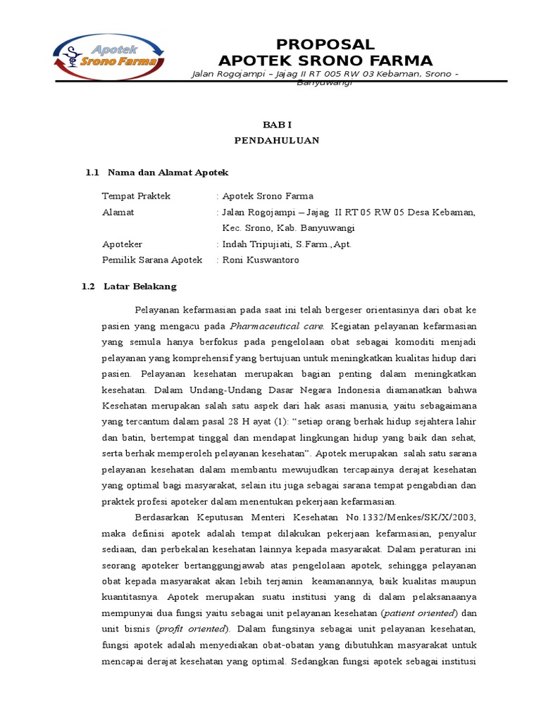 Proposal Studi Kelayakan | PDF
