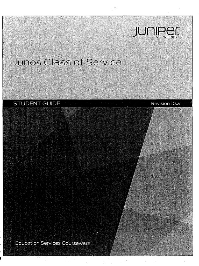 Junos COS | PDF | Command Line Interface | Networking Standards