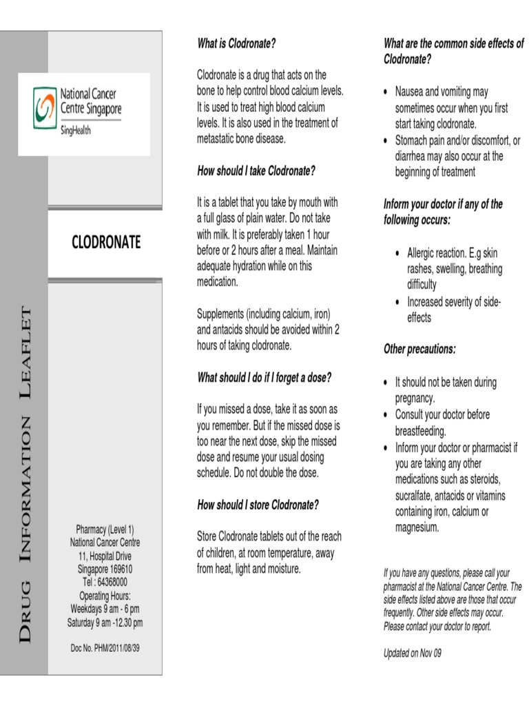 Clodronate: What Is Clodronate? What Are The Common Side Effects of ...