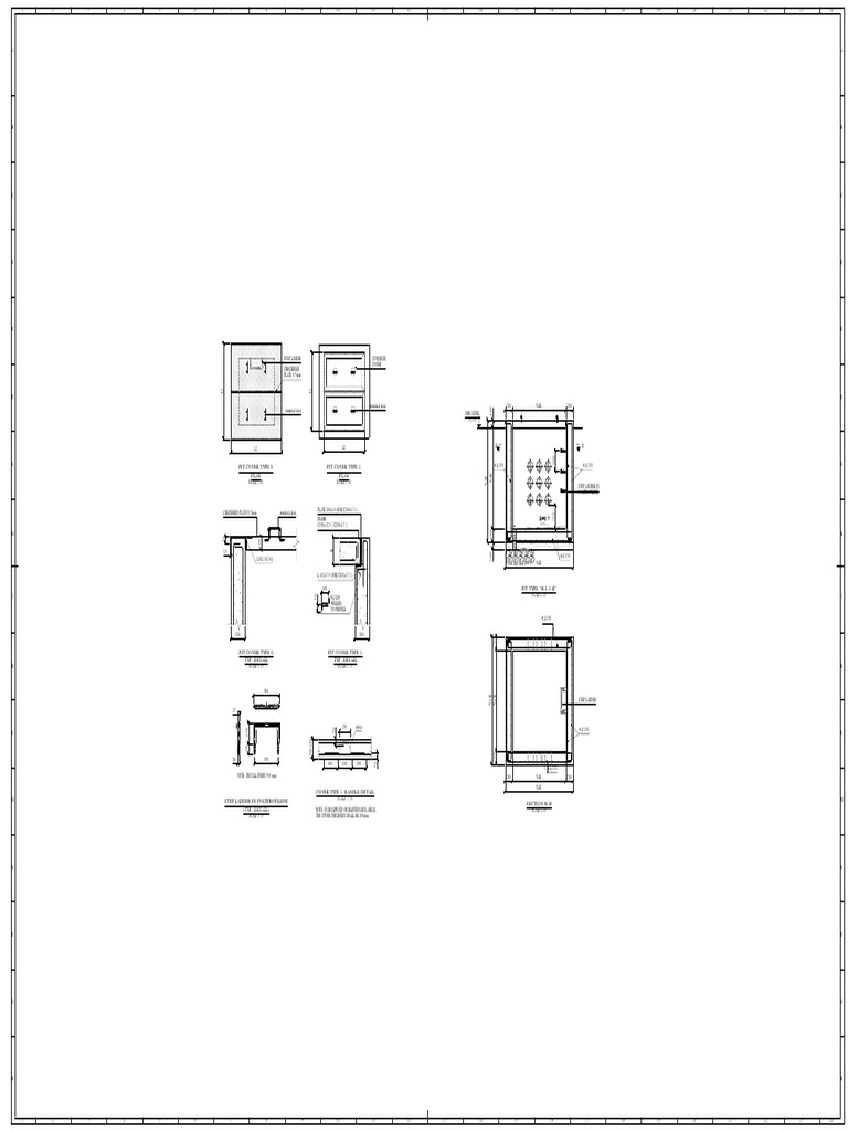 Pit Cover Type 1 Plan Pit Cover Type 0 Plan | PDF | Business | Home ...
