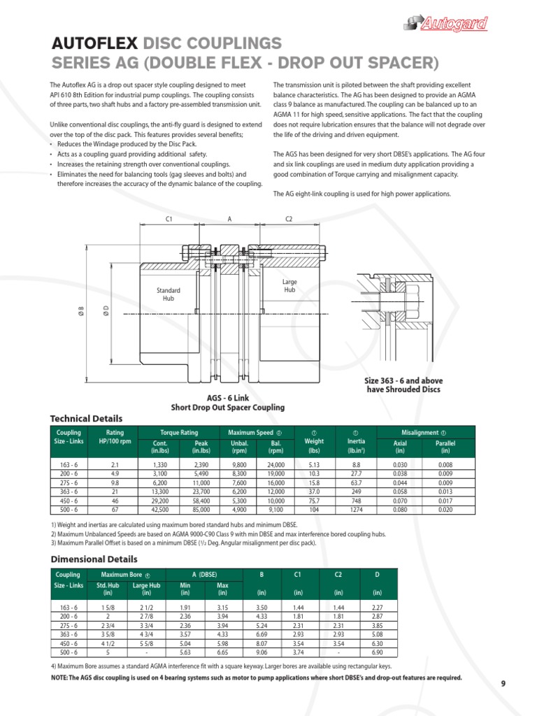 Acoples Autogard AG | PDF | Mechanical Engineering | Automotive ...