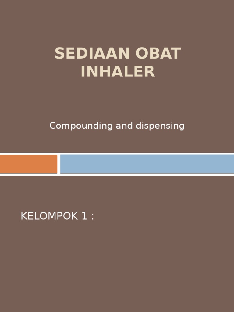 Panduan Penggunaan Inhaler | PDF