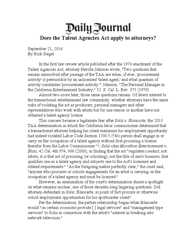 Daily Journal: Is Negotiating Procuring? | PDF | Due Process Clause ...