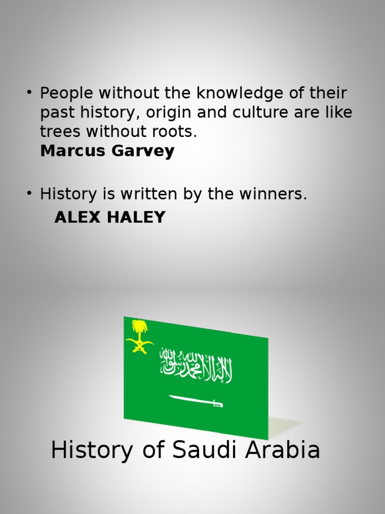 Saudi Arabia: A Historical Overview | PDF | House Of Saud | Saudi Arabia