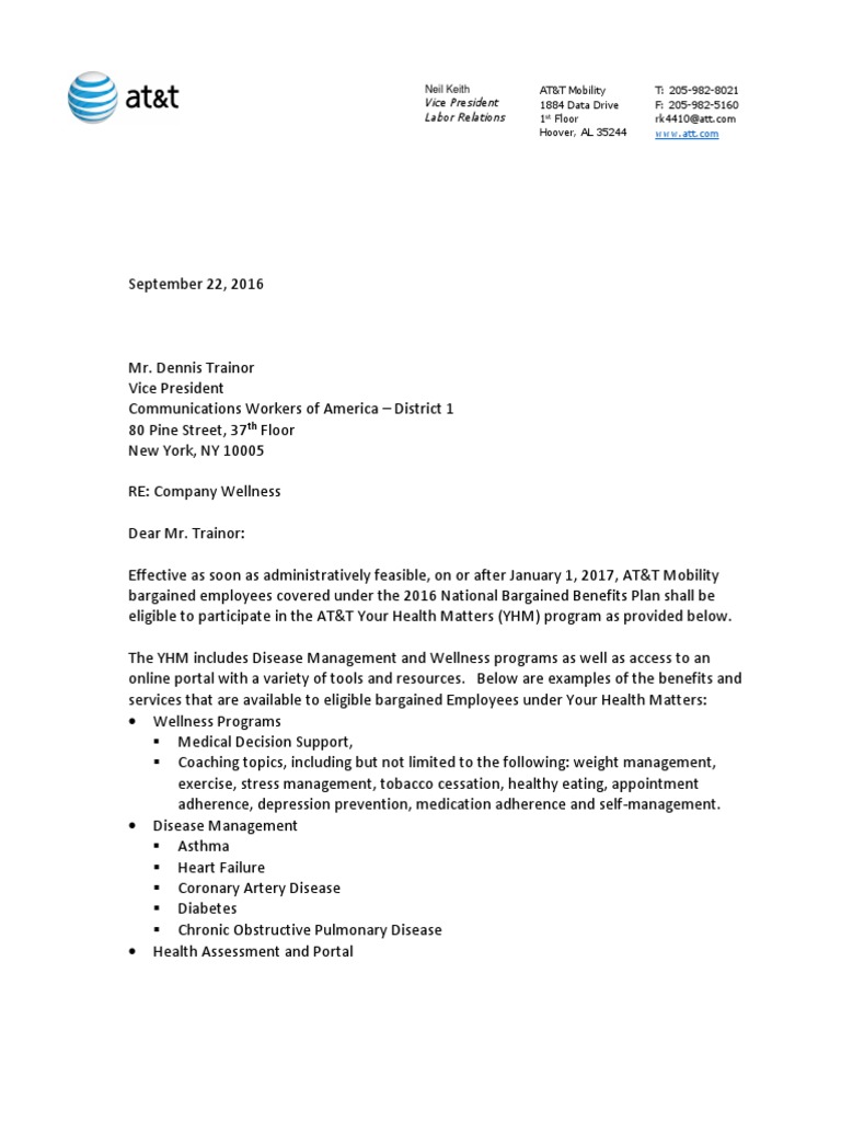 2016 Wellness Letter - Mobility Final 20160922 | PDF | Health Economics ...