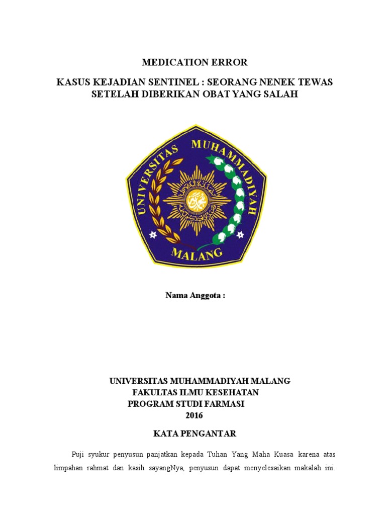 Medication Error | PDF