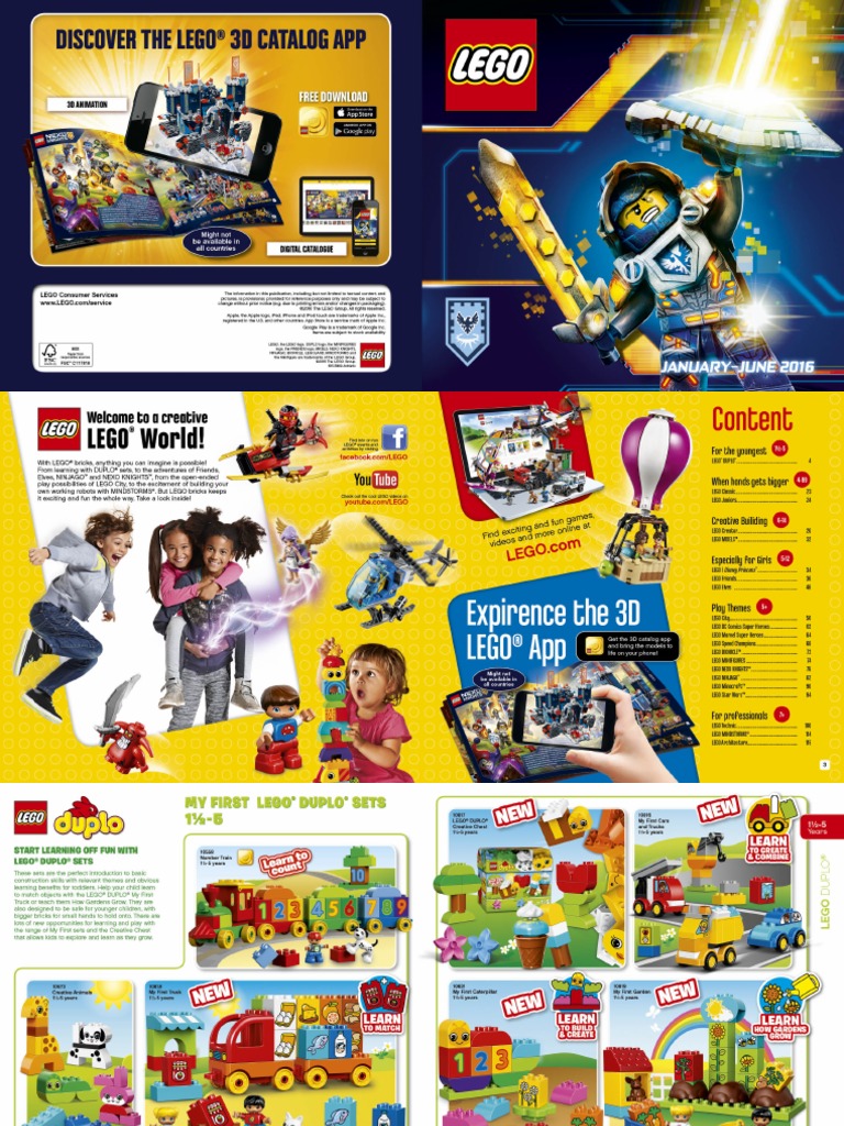 LEGO Brand Catalog 1HY 2016 | PDF