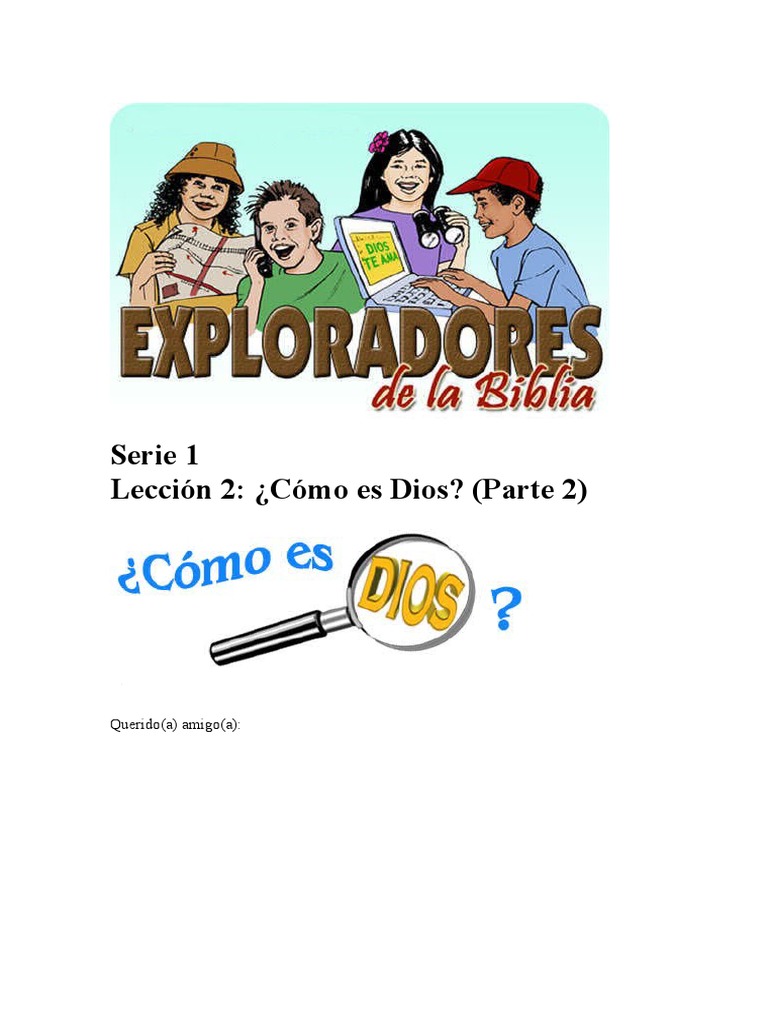 Exploradores de La Biblia 2 | PDF | Pecado | Jesús