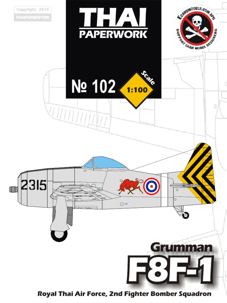 102-Grumman F8F-1 Bearcat RTAF | PDF