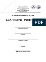 ALS RPL Form 3 | PDF | Learning | Education Theory