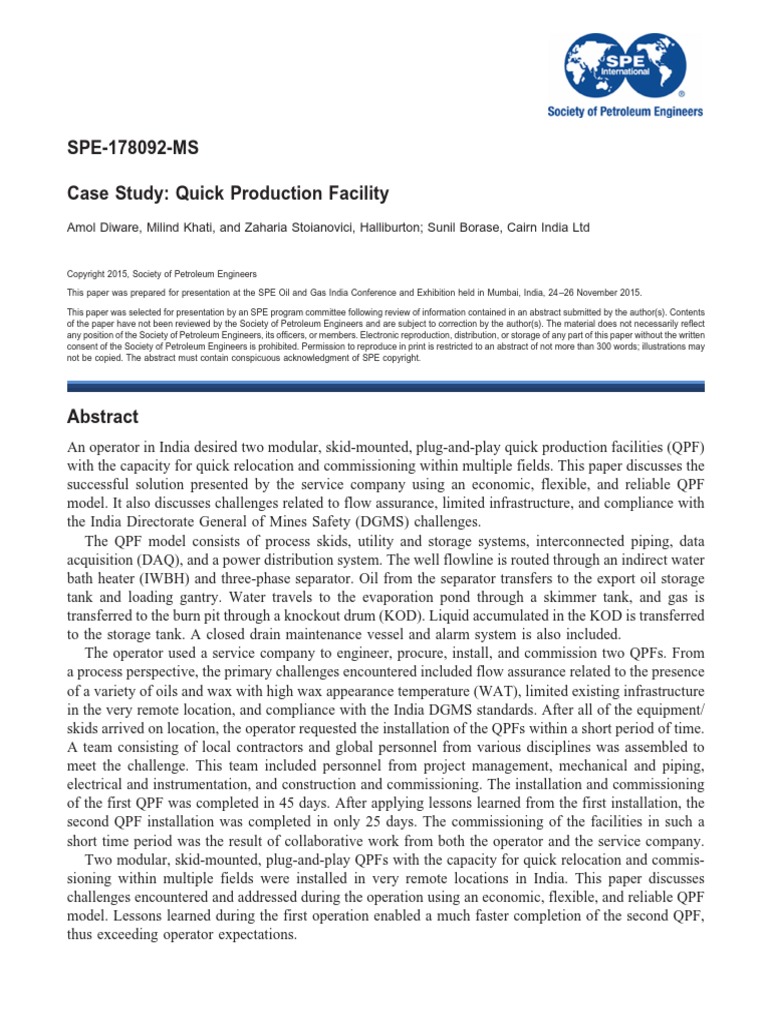Case Study-Quick Production Facilities | Download Free PDF | Hvac ...