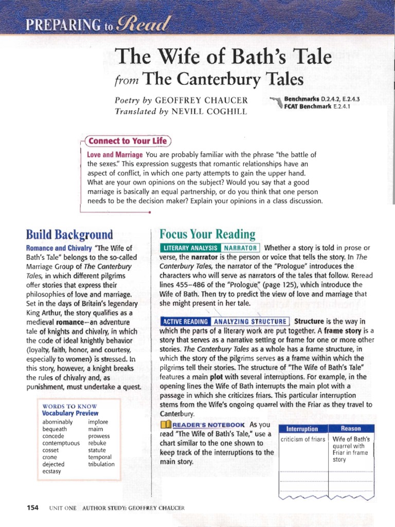 The Wife of Bath's Tale (Chaucer) | PDF | Frame Stories | European ...