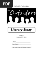 The Outsiders Final Exam | PDF