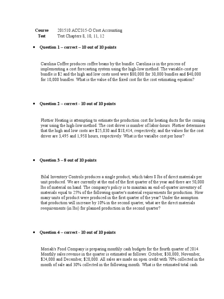 Chapters 8 - 10 - 11 - 12 Questions | PDF | Net Present Value | Depreciation