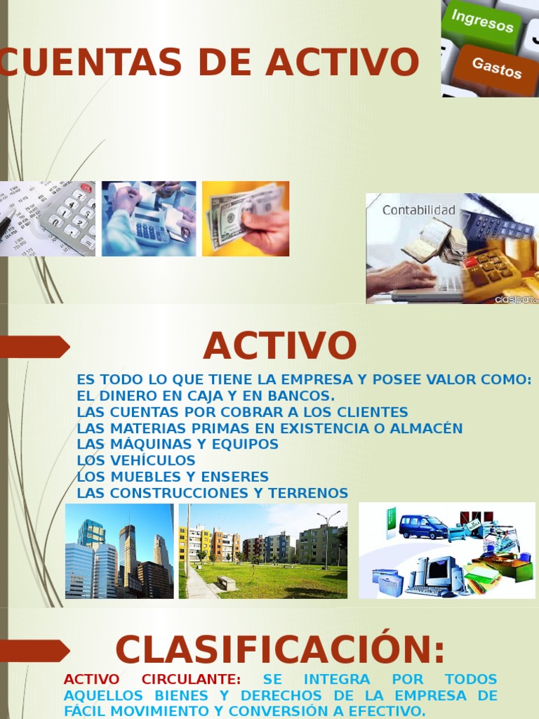 ACTIVOS CONTABLES.pptx | Dinero | Bienes | Prueba gratuita de 30 días ...