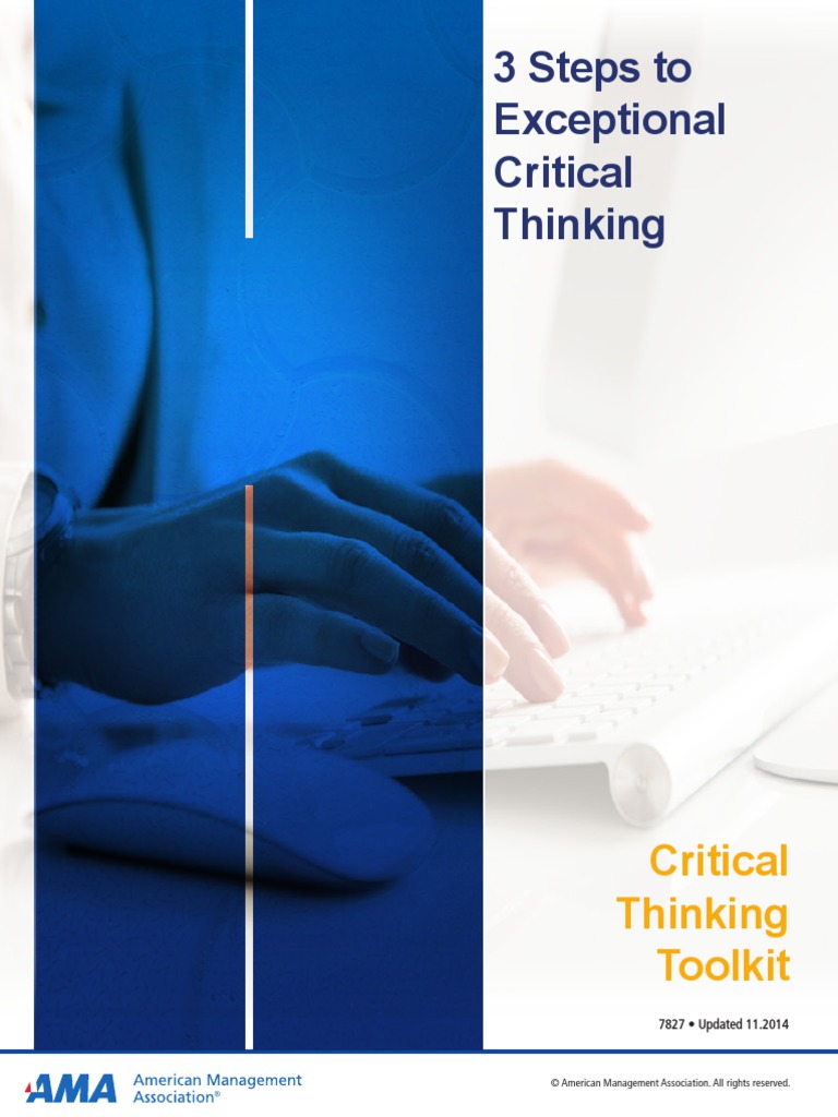 3 Steps Critical Thinking Worksheet | PDF | Critical Thinking | Argument