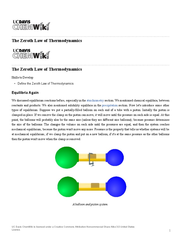 The Zeroth Law of Thermodynamics | Celsius | Temperature