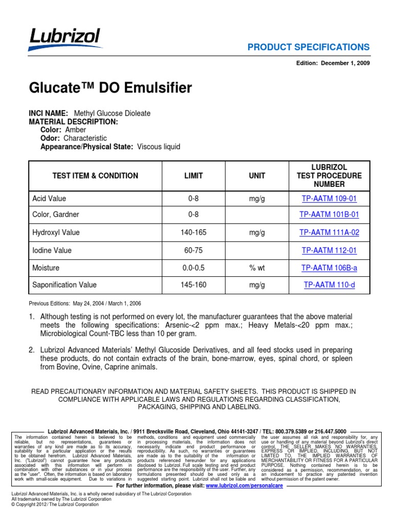 Spec Glucate Do | PDF | Business