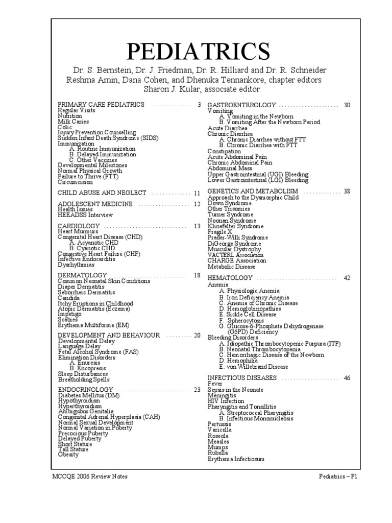 Comprehensive Pediatrics Guide | PDF | Vaccines | Breastfeeding