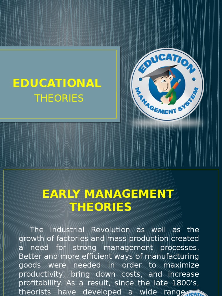 Educational: Theories | PDF | Systems Thinking | System