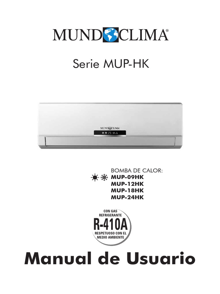 Cl20722-725 Mup-Hk Manual Usuario Cast-Ingles | PDF | Caldera | Temperatura