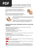 Oclusion Fosa Cuspide | PDF | Anatomia dental | Diente