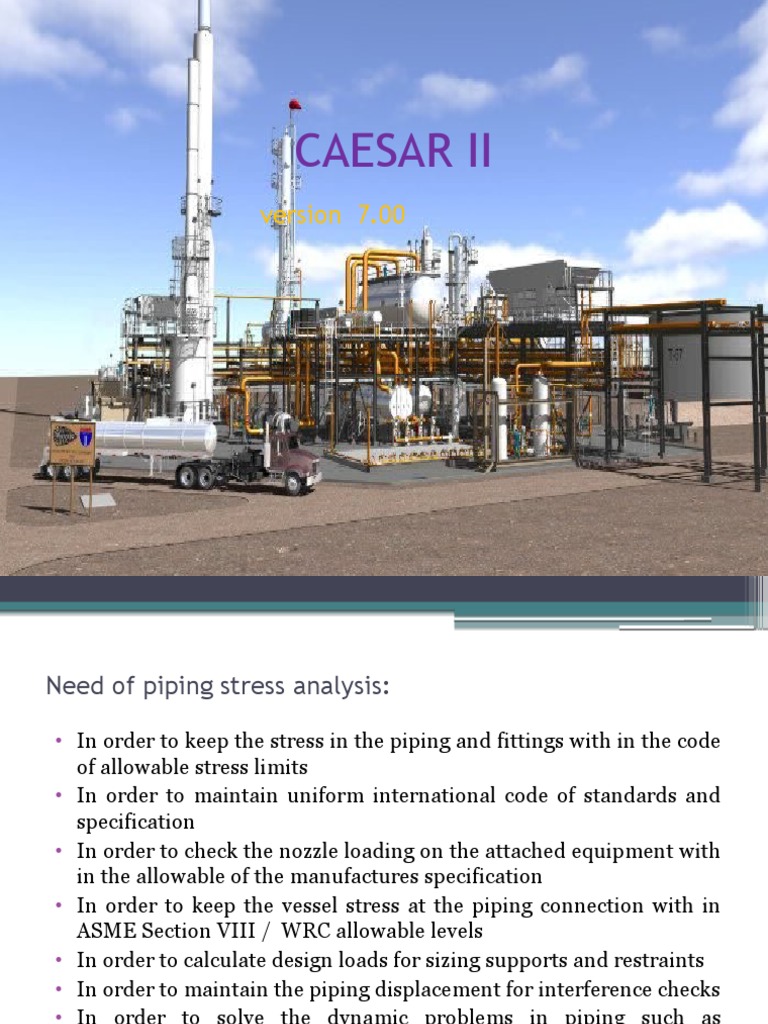 CAESAR II - Ver 7.0 Class Note | PDF | Strength Of Materials | Yield ...