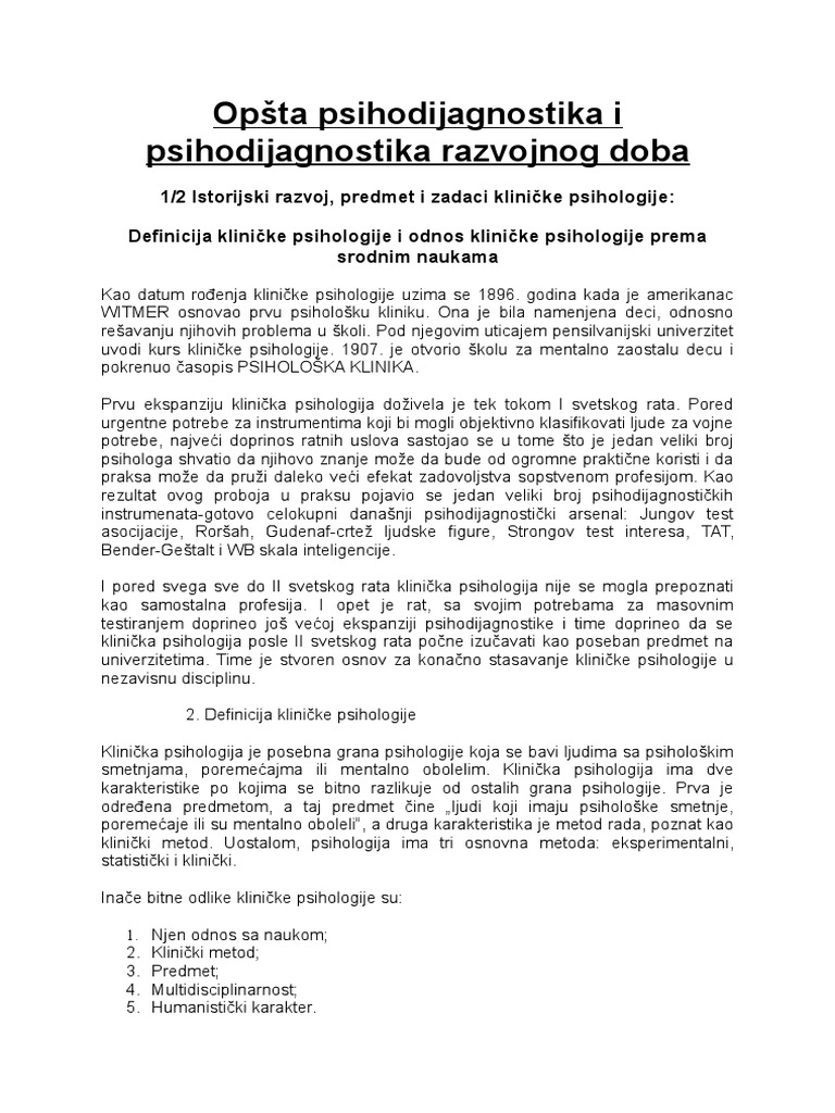 Klinicka 3 Deo | PDF