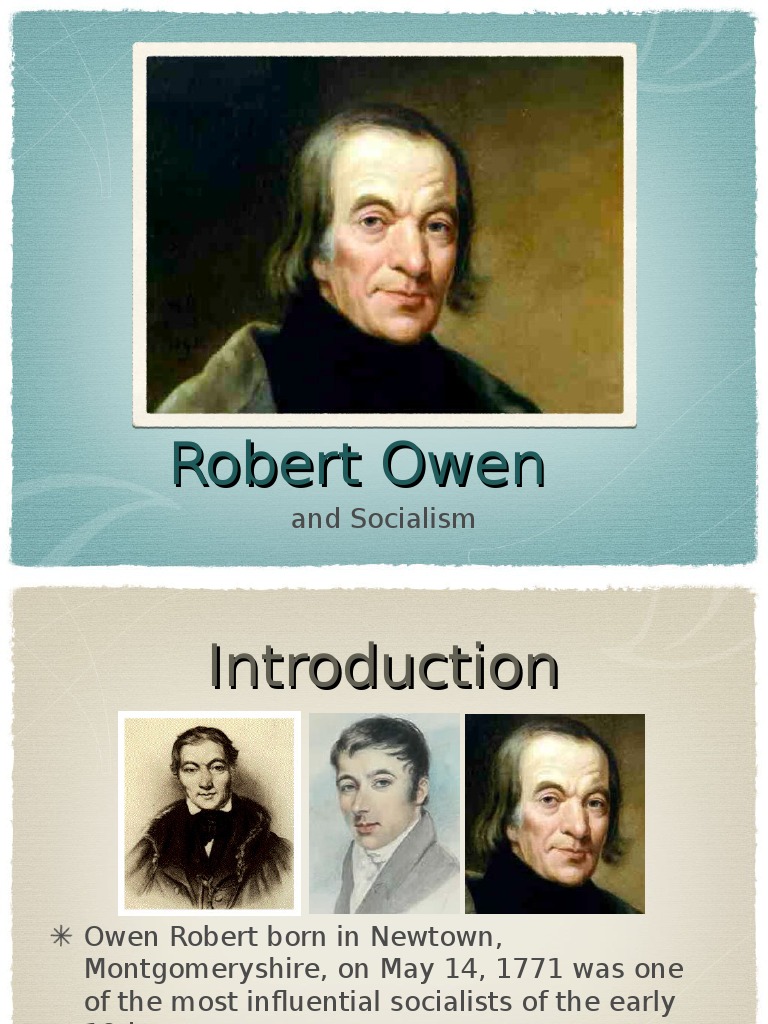 Robert Owen | PDF | Cotton Mill | Socialism