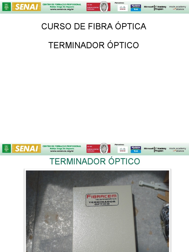 Aula FO Terminador Óptico PDF | PDF