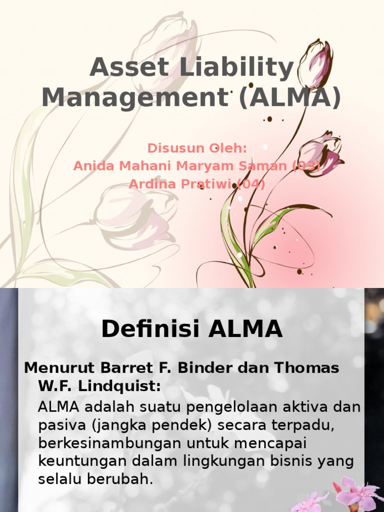 Asset Liability Management ALMA | PDF